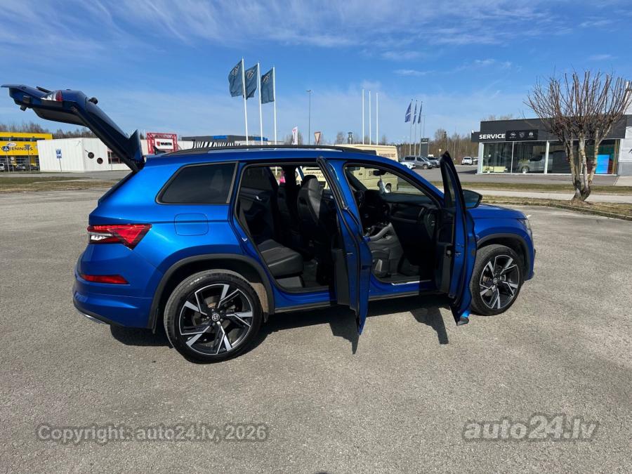 Синий Шкода Kodiaq 2023 в Таллин, объемом двигателя 2.00 л и пробегом 57 тыс. км за 38000 €, фото 19 на AUTOMOTO.COM.LV