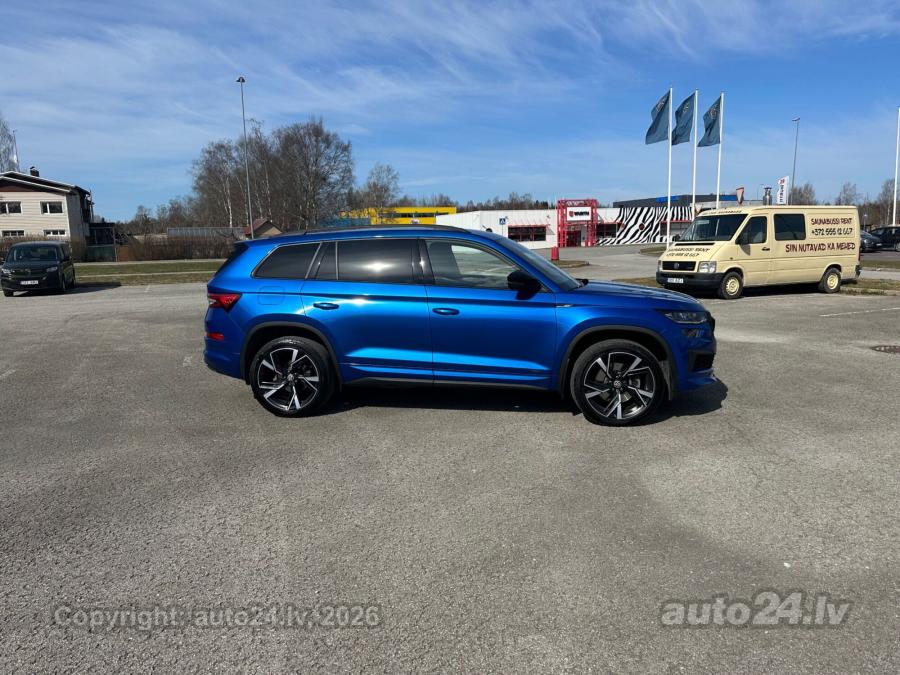Синий Шкода Kodiaq 2023 в Таллин, объемом двигателя 2.00 л и пробегом 57 тыс. км за 38000 €, фото 24 на AUTOMOTO.COM.LV