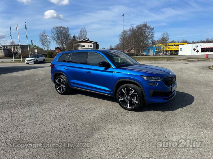 Синий Шкода Kodiaq 2023 в Таллин, объемом двигателя 2.00 л и пробегом 57 тыс. км за 38000 €, фото 26 на AUTOMOTO.COM.LV