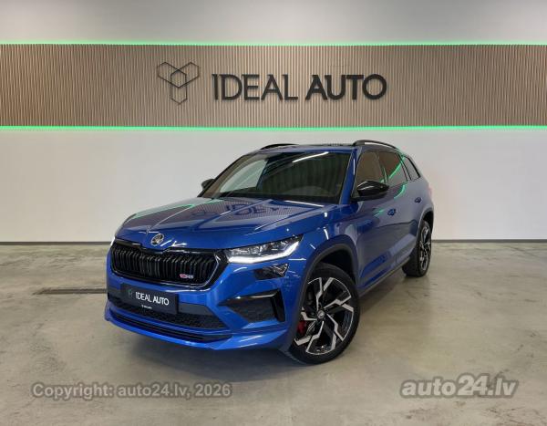 Blue Skoda Kodiaq 2023 in Tallinn, with an engine capacity of 1.98 L and mileage of 67 thousand km for 36990 €, photo 1 on AUTOMOTO.COM.LV