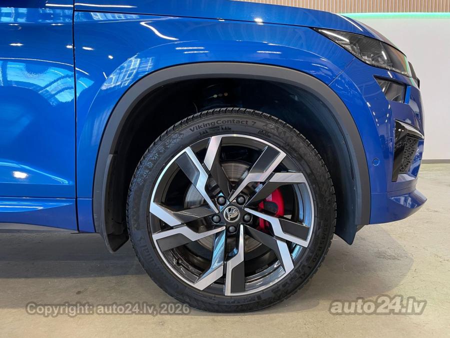 Blue Skoda Kodiaq 2023 in Tallinn, with an engine capacity of 1.98 L and mileage of 67 thousand km for 36990 €, photo 6 on AUTOMOTO.COM.LV