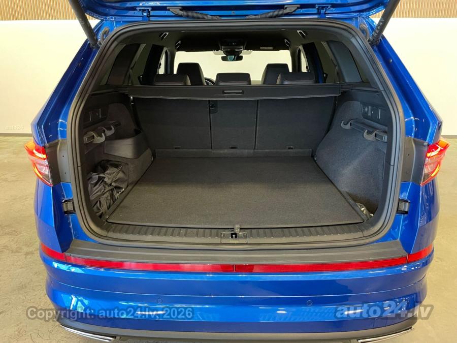 Blue Skoda Kodiaq 2023 in Tallinn, with an engine capacity of 1.98 L and mileage of 67 thousand km for 36990 €, photo 22 on AUTOMOTO.COM.LV