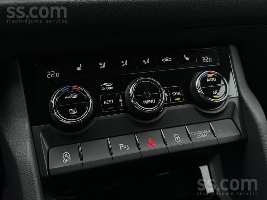 Синий Шкода Kodiaq 2023 в Рига, объемом двигателя 1.50 л и пробегом 49 тыс. км за 27950 €, фото 15 на AUTOMOTO.COM.LV
