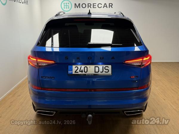 Zils Skoda Kodiaq 2023 Tallina, ar dzinēja tilpumu 2.00 L un nobraukumu 75 tūkst. km par 34900 €, foto 6 vietnē AUTOMOTO.COM.LV