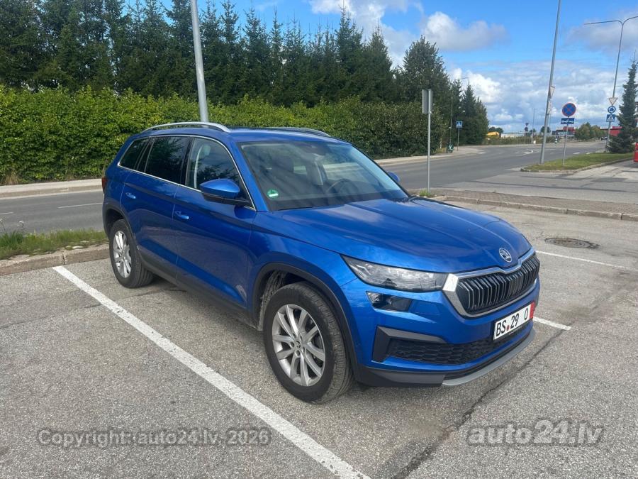 Синий Шкода Kodiaq 2023 в Таллин, объемом двигателя 0.00 л и пробегом 41 тыс. км за 29200 €, фото 1 на AUTOMOTO.COM.LV