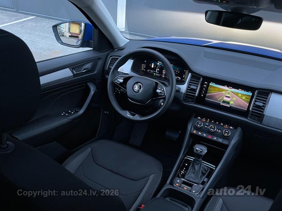 Blue Skoda Kodiaq 2023 in Tallinn, with an engine capacity of 2.00 L and mileage of 119 thousand km for 28500 €, photo 12 on AUTOMOTO.COM.LV
