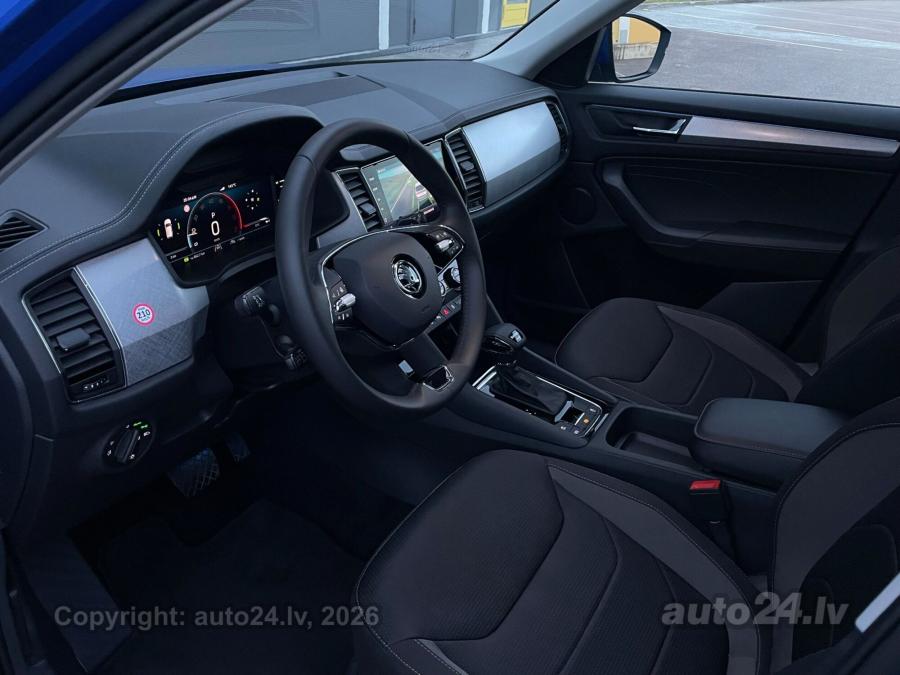 Blue Skoda Kodiaq 2023 in Tallinn, with an engine capacity of 2.00 L and mileage of 119 thousand km for 28500 €, photo 17 on AUTOMOTO.COM.LV