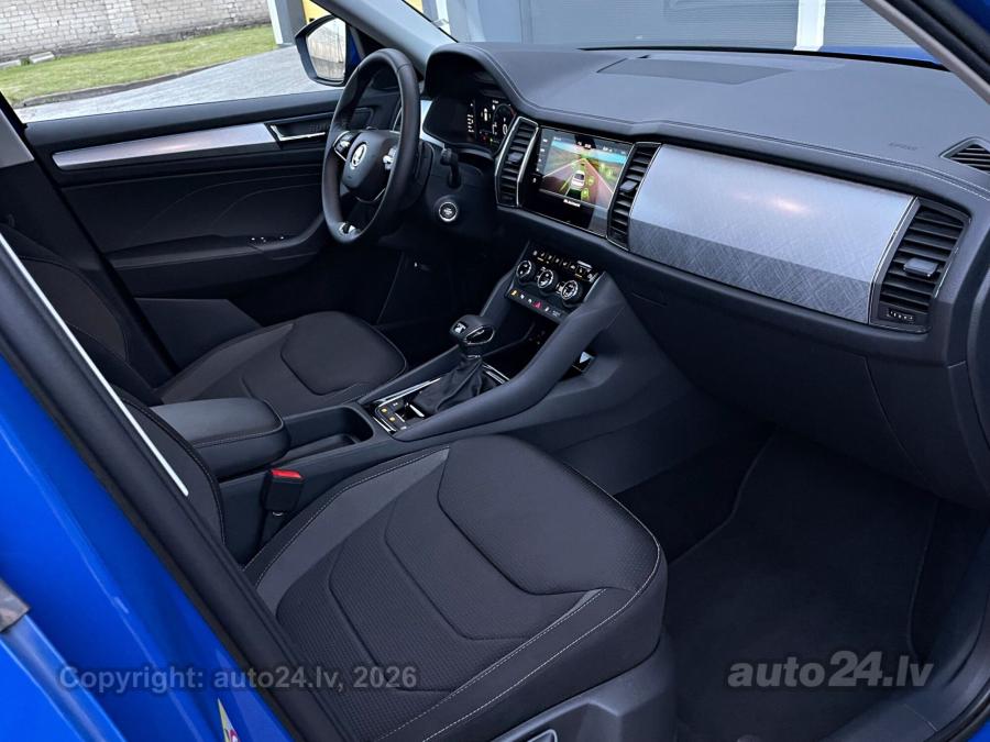 Blue Skoda Kodiaq 2023 in Tallinn, with an engine capacity of 2.00 L and mileage of 119 thousand km for 28500 €, photo 18 on AUTOMOTO.COM.LV