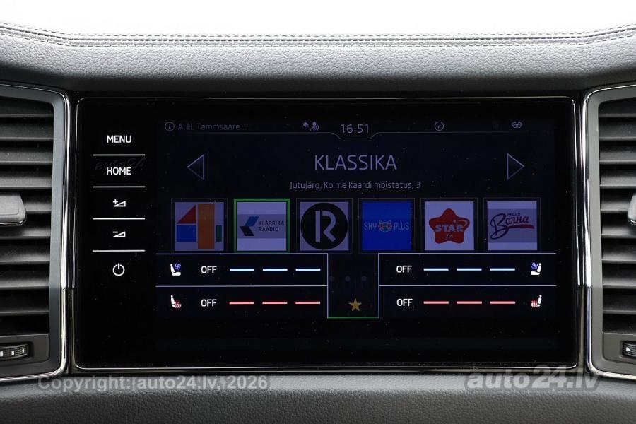 Синий Шкода Kodiaq 2023 в Таллин, объемом двигателя 2.00 л и пробегом 120 тыс. км за 33995 €, фото 26 на AUTOMOTO.COM.LV