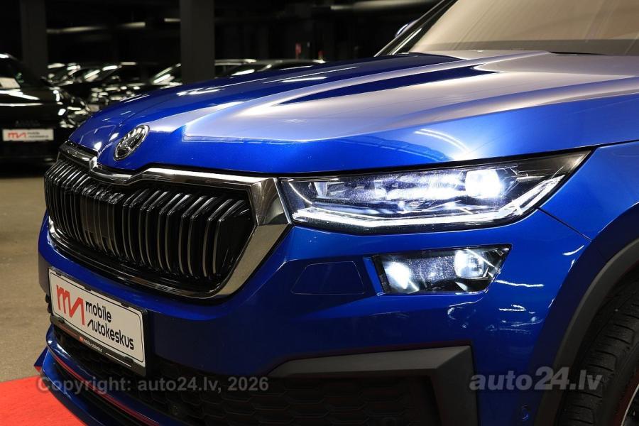 Синий Шкода Kodiaq 2023 в Таллин, объемом двигателя 2.00 л и пробегом 120 тыс. км за 33995 €, фото 31 на AUTOMOTO.COM.LV