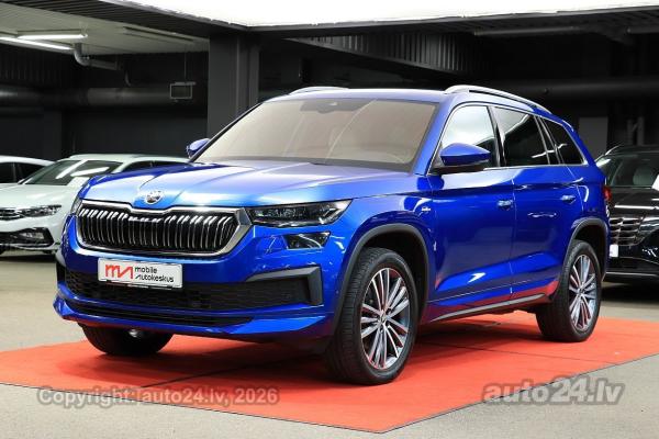 Skoda Kodiaq 2023 in Tallinn on AUTOMOTO.COM.LV Blue Skoda Kodiaq 2023 in Tallinn, with an engine capacity of 2.00 L and mileage of 120 thousand km for 33995 €, photo 5 on AUTOMOTO.COM.LV