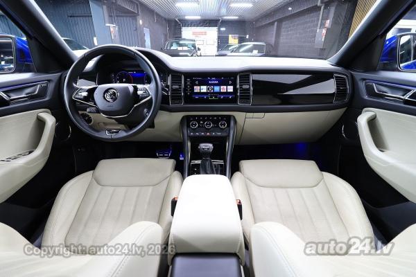 Skoda Kodiaq 2023 in Tallinn on AUTOMOTO.COM.LV Blue Skoda Kodiaq 2023 in Tallinn, with an engine capacity of 2.00 L and mileage of 120 thousand km for 33995 €, photo 7 on AUTOMOTO.COM.LV
