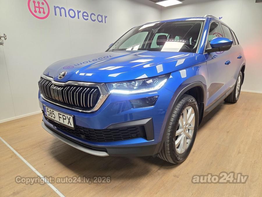 Blue Skoda Kodiaq 2024 in Tallinn, with an engine capacity of 2.00 L and mileage of 30 thousand km for 38900 €, photo 4 on AUTOMOTO.COM.LV