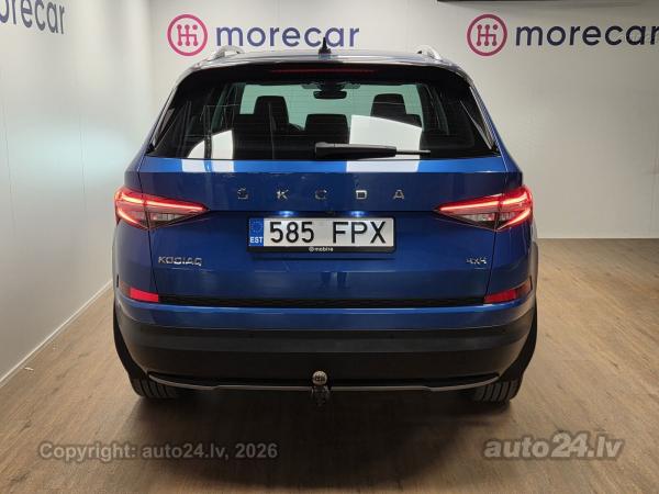 Zils Skoda Kodiaq 2024 Tallina, ar dzinēja tilpumu 2.00 L un nobraukumu 30 tūkst. km par 38900 €, foto 5 vietnē AUTOMOTO.COM.LV