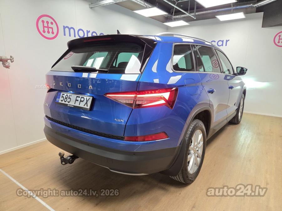Blue Skoda Kodiaq 2024 in Tallinn, with an engine capacity of 2.00 L and mileage of 30 thousand km for 38900 €, photo 7 on AUTOMOTO.COM.LV