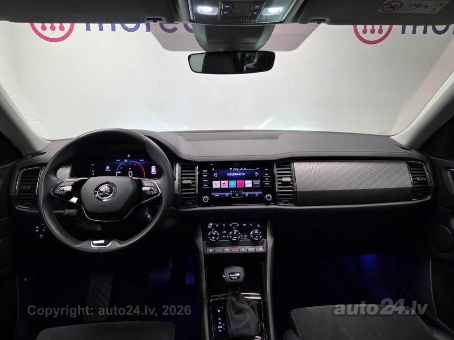 Blue Skoda Kodiaq 2024 in Tallinn, with an engine capacity of 2.00 L and mileage of 30 thousand km for 38900 €, photo 9 on AUTOMOTO.COM.LV