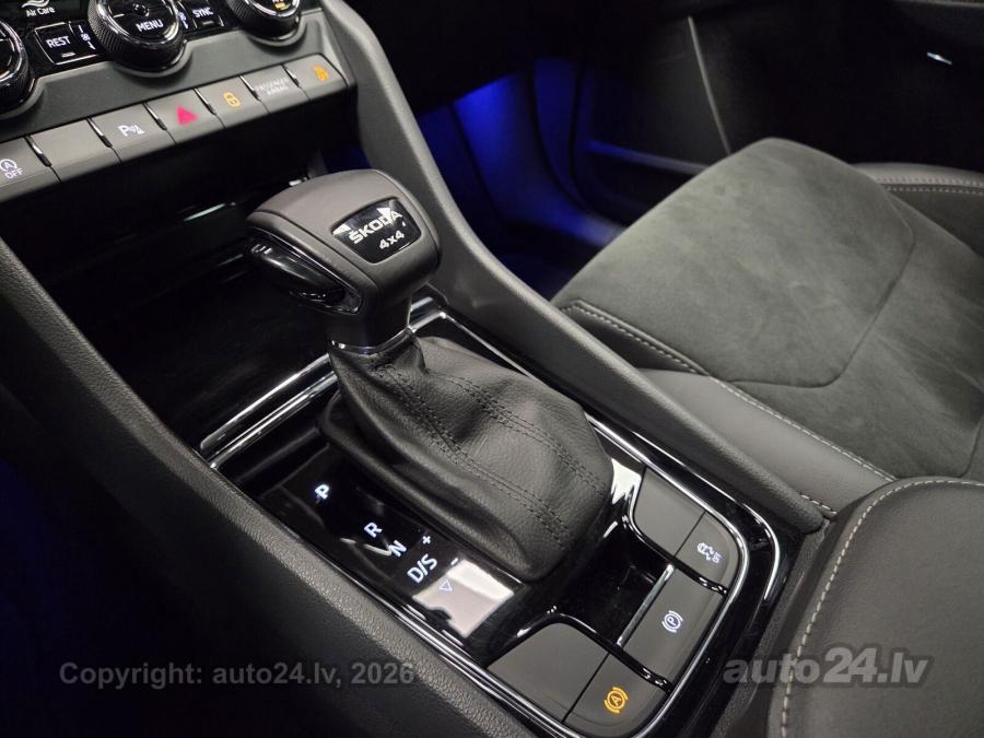 Blue Skoda Kodiaq 2024 in Tallinn, with an engine capacity of 2.00 L and mileage of 30 thousand km for 38900 €, photo 13 on AUTOMOTO.COM.LV