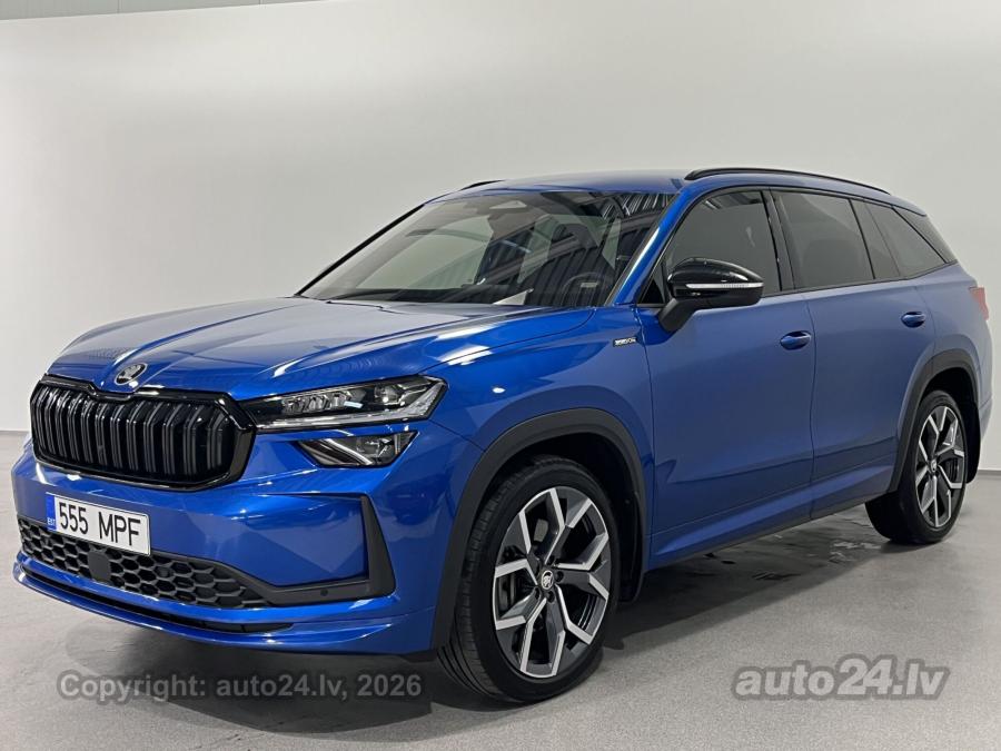 Blue Skoda Kodiaq 2024 in Tallinn, with an engine capacity of 1.50 L and mileage of 29 thousand km for 39900 €, photo 1 on AUTOMOTO.COM.LV