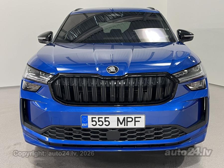 Blue Skoda Kodiaq 2024 in Tallinn, with an engine capacity of 1.50 L and mileage of 29 thousand km for 39900 €, photo 3 on AUTOMOTO.COM.LV