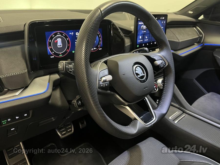 Blue Skoda Kodiaq 2024 in Tallinn, with an engine capacity of 1.50 L and mileage of 29 thousand km for 39900 €, photo 8 on AUTOMOTO.COM.LV