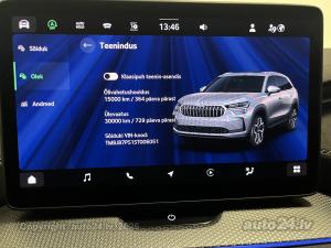 Blue Skoda Kodiaq 2024 in Tallinn, with an engine capacity of 1.50 L and mileage of 29 thousand km for 39900 €, photo 25 on AUTOMOTO.COM.LV