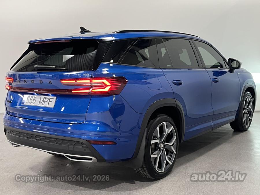 Blue Skoda Kodiaq 2024 in Tallinn, with an engine capacity of 1.50 L and mileage of 29 thousand km for 39900 €, photo 31 on AUTOMOTO.COM.LV