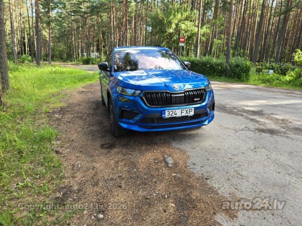 Синий Шкода Kodiaq 2024 в Таллин, объемом двигателя 2.00 л и пробегом 16 тыс. км за 38350 €, фото 2 на AUTOMOTO.COM.LV
