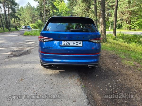 Синий Шкода Kodiaq 2024 в Таллин, объемом двигателя 2.00 л и пробегом 16 тыс. км за 38350 €, фото 3 на AUTOMOTO.COM.LV