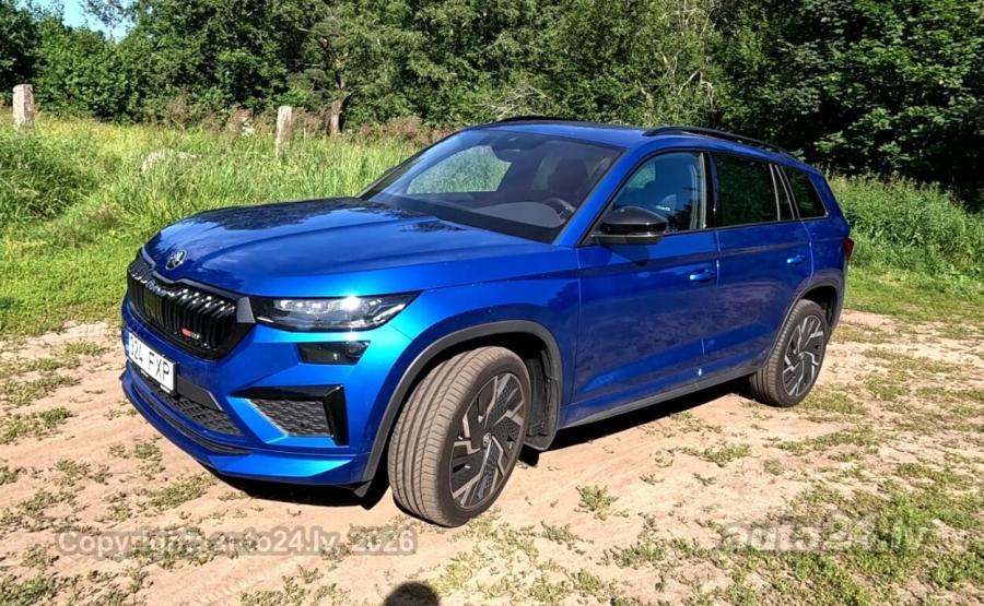 Синий Шкода Kodiaq 2024 в Таллин, объемом двигателя 2.00 л и пробегом 16 тыс. км за 38350 €, фото 6 на AUTOMOTO.COM.LV