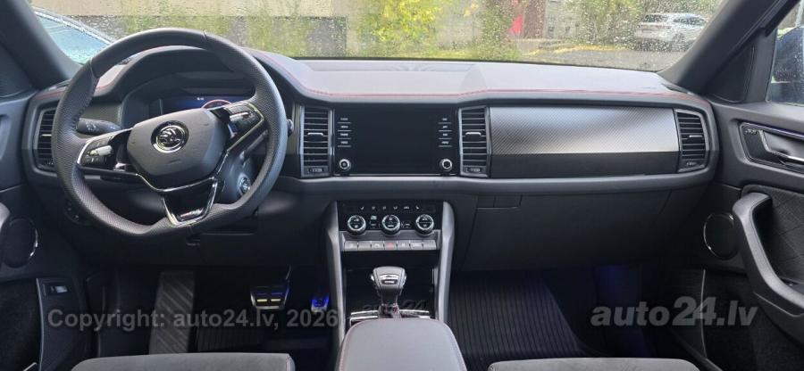 Синий Шкода Kodiaq 2024 в Таллин, объемом двигателя 2.00 л и пробегом 16 тыс. км за 38350 €, фото 8 на AUTOMOTO.COM.LV