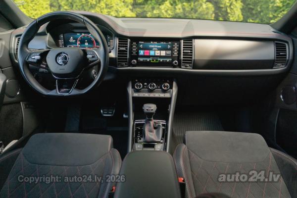 Blue Skoda Kodiaq 2024 in Tallinn, with an engine capacity of 2.00 L and mileage of 16 thousand km for 38900 €, photo 8 on AUTOMOTO.COM.LV