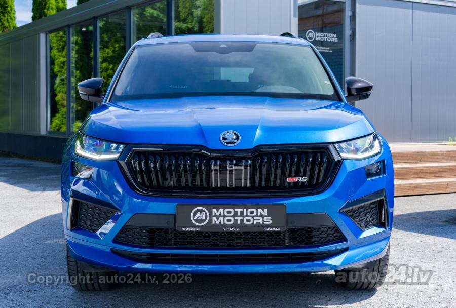 Zils Skoda Kodiaq 2024 Tallina, ar dzinēja tilpumu 2.00 L un nobraukumu 16 tūkst. km par 38900 €, foto 4 vietnē AUTOMOTO.COM.LV