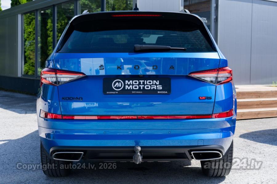 Zils Skoda Kodiaq 2024 Tallina, ar dzinēja tilpumu 2.00 L un nobraukumu 16 tūkst. km par 38900 €, foto 5 vietnē AUTOMOTO.COM.LV