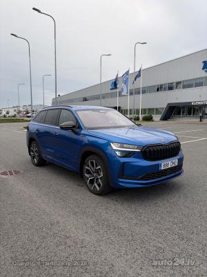 Синий Шкода Kodiaq 2024 в Таллин, объемом двигателя 1.50 л и пробегом 18 тыс. км за 36900 €, фото  на AUTOMOTO.COM.LV