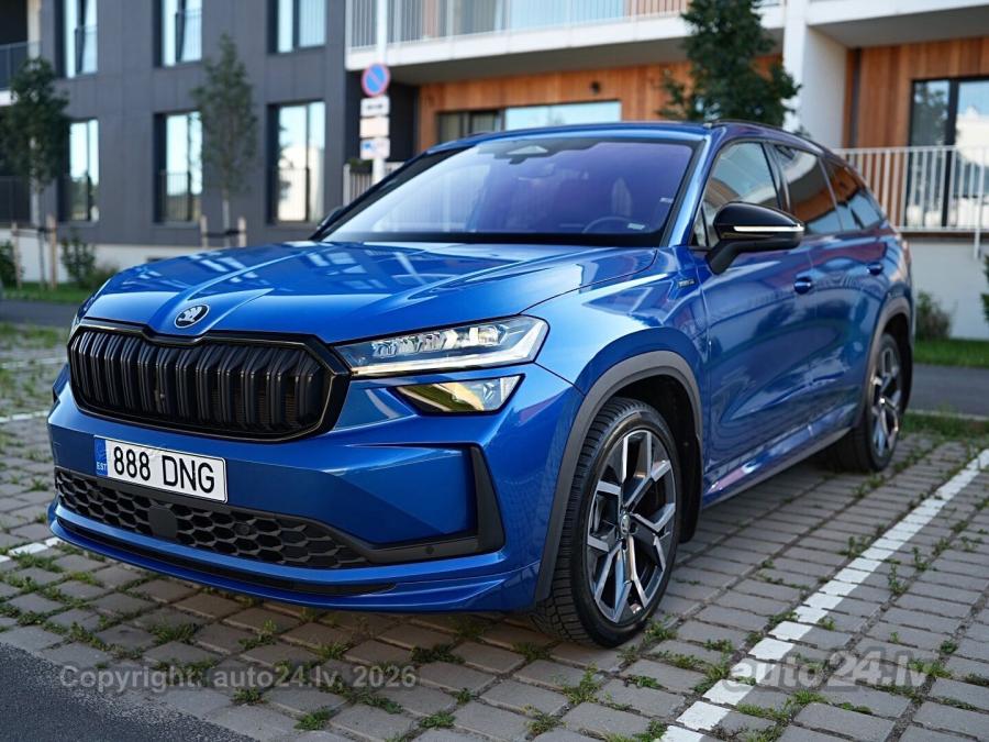 Zils Skoda Kodiaq 2024 Tallina, ar dzinēja tilpumu 1.50 L un nobraukumu 19 tūkst. km par 38900 €, foto 3 vietnē AUTOMOTO.COM.LV