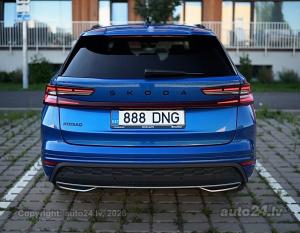 Zils Skoda Kodiaq 2024 Tallina, ar dzinēja tilpumu 1.50 L un nobraukumu 19 tūkst. km par 38900 €, foto 5 vietnē AUTOMOTO.COM.LV
