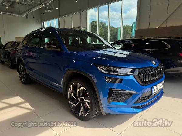 Синий Шкода Kodiaq 2024 в Пайде, объемом двигателя 2.00 л и пробегом 37 тыс. км за 41500 €, фото 2 на AUTOMOTO.COM.LV