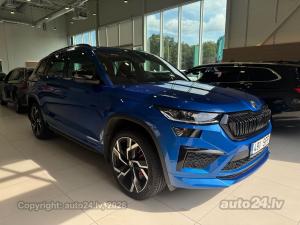 Blue Skoda Kodiaq 2024 in Paide, with an engine capacity of 2.00 L and mileage of 37 thousand km for 41500 €, photo 3 on AUTOMOTO.COM.LV