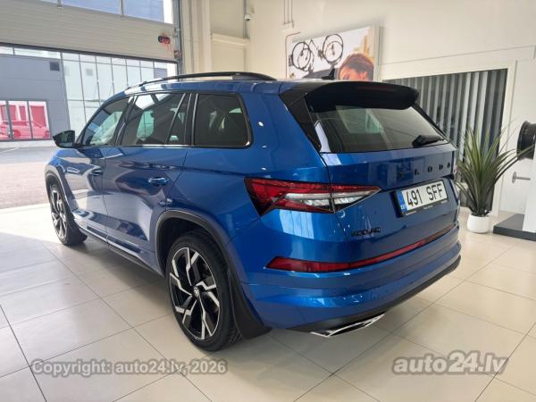 Синий Шкода Kodiaq 2024 в Пайде, объемом двигателя 2.00 л и пробегом 37 тыс. км за 41500 €, фото 3 на AUTOMOTO.COM.LV