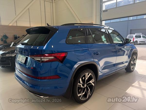 Синий Шкода Kodiaq 2024 в Пайде, объемом двигателя 2.00 л и пробегом 37 тыс. км за 41500 €, фото 4 на AUTOMOTO.COM.LV