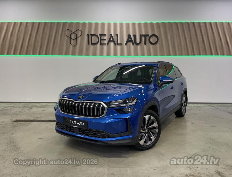 Синий Шкода Kodiaq 2024 в Таллин, объемом двигателя 2.00 л и пробегом 57 тыс. км за 36990 €, фото 1 на AUTOMOTO.COM.LV