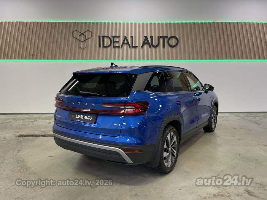 Синий Шкода Kodiaq 2024 в Таллин, объемом двигателя 2.00 л и пробегом 57 тыс. км за 36990 €, фото 5 на AUTOMOTO.COM.LV