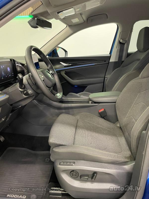 Синий Шкода Kodiaq 2024 в Таллин, объемом двигателя 2.00 л и пробегом 57 тыс. км за 36990 €, фото 7 на AUTOMOTO.COM.LV