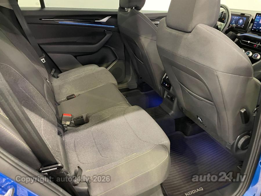 Синий Шкода Kodiaq 2024 в Таллин, объемом двигателя 2.00 л и пробегом 57 тыс. км за 36990 €, фото 12 на AUTOMOTO.COM.LV