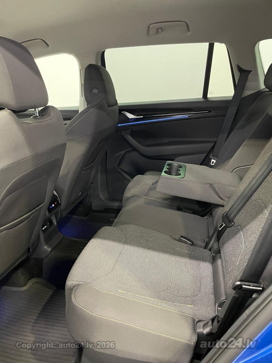 Синий Шкода Kodiaq 2024 в Таллин, объемом двигателя 2.00 л и пробегом 57 тыс. км за 36990 €, фото 21 на AUTOMOTO.COM.LV
