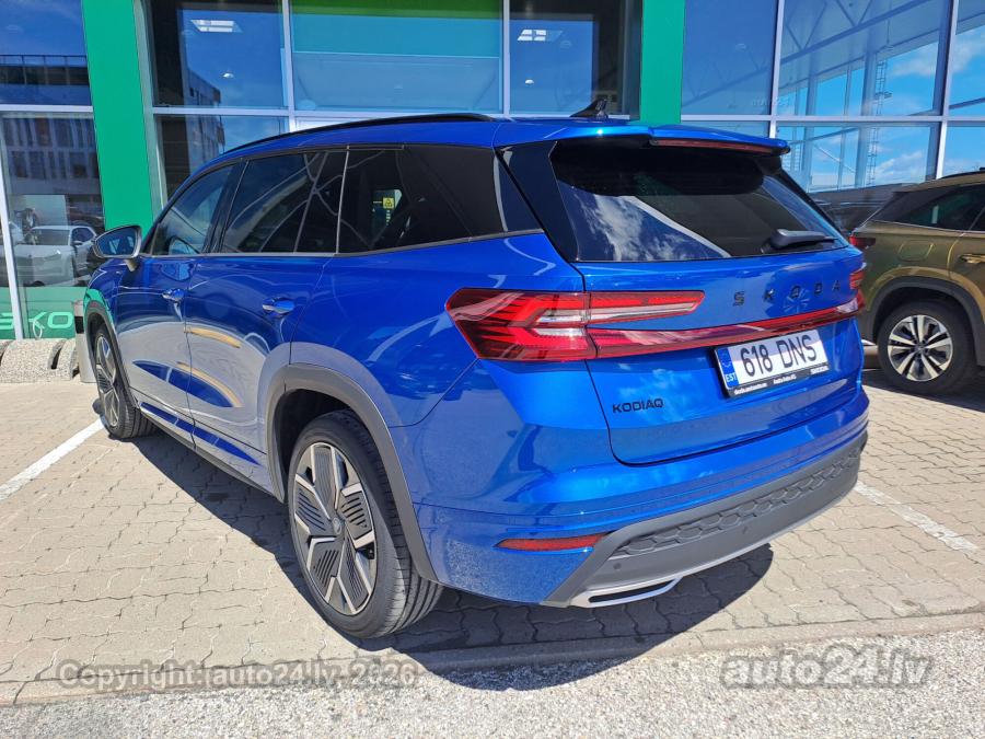 Синий Шкода Kodiaq 2025 в Тарту, объемом двигателя 1.50 л и пробегом 15 тыс. км за 42500 €, фото 3 на AUTOMOTO.COM.LV