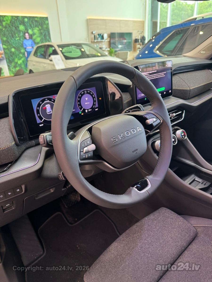 Zils Skoda Kodiaq 2026 Paide, ar dzinēja tilpumu 0.00 L un nobraukumu 7 tūkst. km par 39370 €, foto 7 vietnē AUTOMOTO.COM.LV