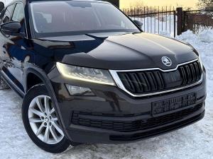 Brown Skoda Kodiaq 2017 in Prienai, with an engine capacity of 1.97 L and mileage of 286 thousand km for 13950 €, photo 14 on AUTOMOTO.COM.LV