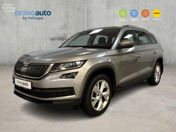 Brown Skoda Kodiaq 2017 in Vilnius, with an engine capacity of 2.00 L and mileage of 152 thousand km for 19250 €, photo 1 on AUTOMOTO.COM.LV