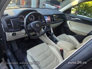 Brown Skoda Kodiaq 2017 in Tallinn, with an engine capacity of 2.00 L and mileage of 315 thousand km for 13999 €, photo 9 on AUTOMOTO.COM.LV